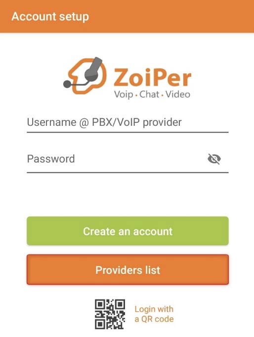 Configuring the ZoiPer Android App with CloudNippon